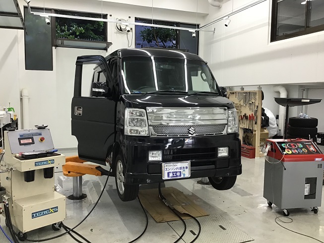 SUZUKI スズキ エブリイワゴン DA64W 整備 AT内部洗浄 ATF交換 | セレストケアのブログ | セレストケア